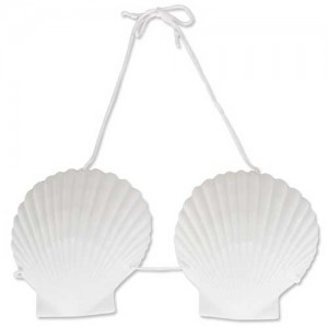 Clam Shell Bra -Mermaid or Hawaiian - Costume World